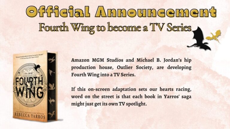 Fourth Wing will be a TV series (Official announcement) – Empyrean Riders